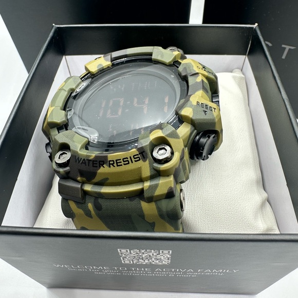 Activa | Accessories | Activa By Invicta Camouflage Digital Watch ...